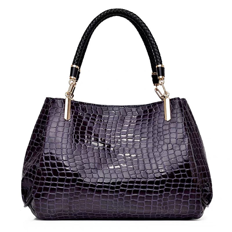Croc Elegance Tote Croc-Effect Tote Bag | Bio-PU Work Bag